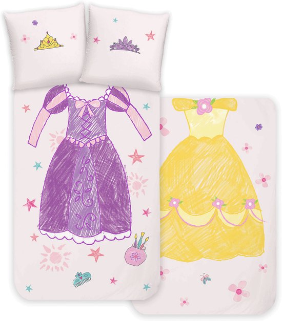 Disney Home Princess beddengoedset voor kinderen - Prinses Belle en ...