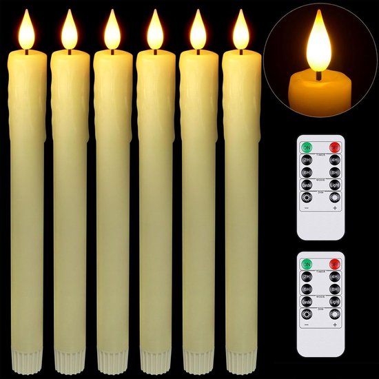 Lexium Nepkaarsen - Nep kaarsen - Kunst kaarsen - Nep kaarsjes - Led ...
