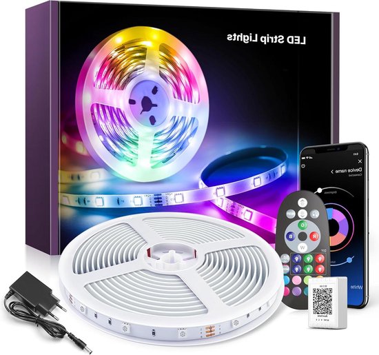 30M Bluetooth RGB Kleur Veranderende LED String Lights - 30 Meter - App ...