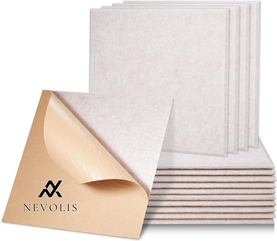 Nevolis Square Acoustic Plates Self Adhesive High Density Sound ...