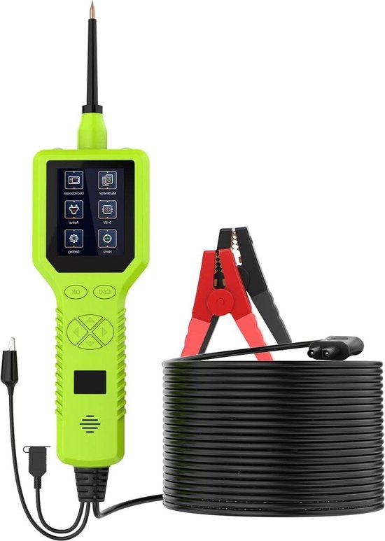 Power Circuit Tester Probe Kit - 12V/ 24V - 10m Kabel - 13 Talen ...