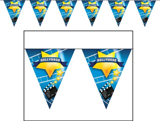 Party Vlaggenlijn Hollywood thema - 500 cm - VIP - Oscars - Films ...