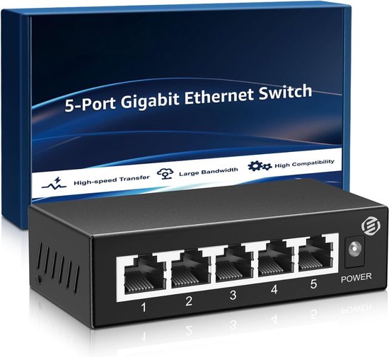 Equivera Internet Splitter - Netwerk Switch - Netwerk Splitter ...