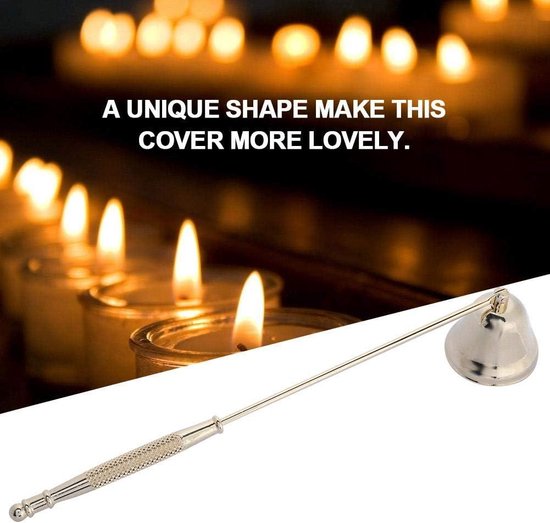 Kaars Snuffer - RVS Bell Vormig Kaars Snuffer Wick Trimmer - Mode Hand ...