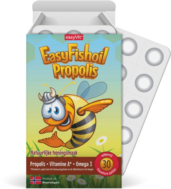 Easyvit - Easyfishoil propolis - 30 Gummies | bol