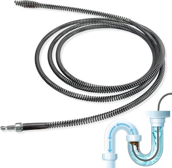 PolkaHome Ontstoppingsveer - Afvoer ontstopper - Gootsteenontstopper ...