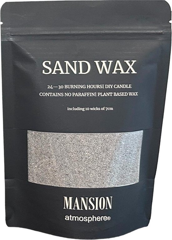 Mansion atmosphere Sand Wax Grijs 200g | bol