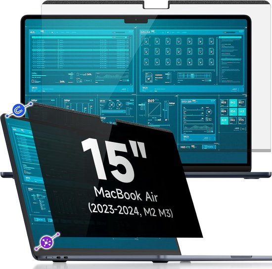 PolkaHome Privacyscherm laptop - 15 inch Privacy scherm laptop ...