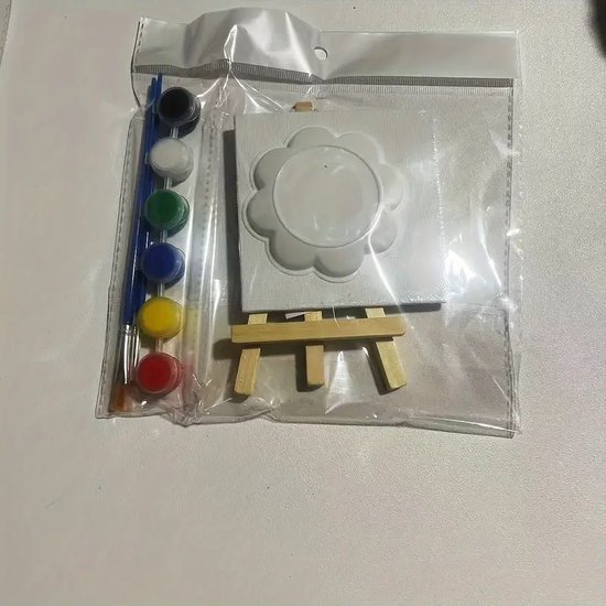 Mini schilders ezel / Klein schilders ezeltje / Schildersetje / 10/10CM ...