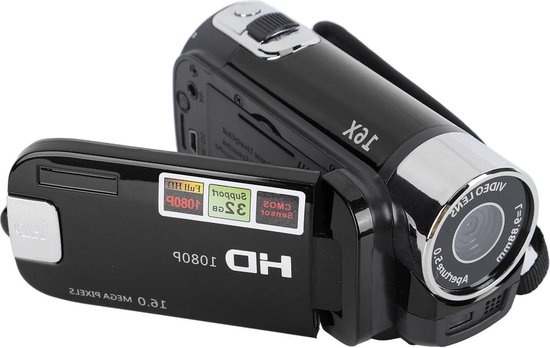 D90 Draagbare Digitale Camera 1080P 16MP voor Beginners - 16x Zoom DV ...