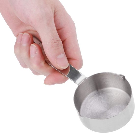 Measuring Cup with Handle and Spout - Stainless Steel - Small Size ...