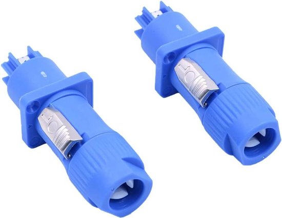 2-pack 3-pin PowerCon male and female head connectors - stage lighting ...