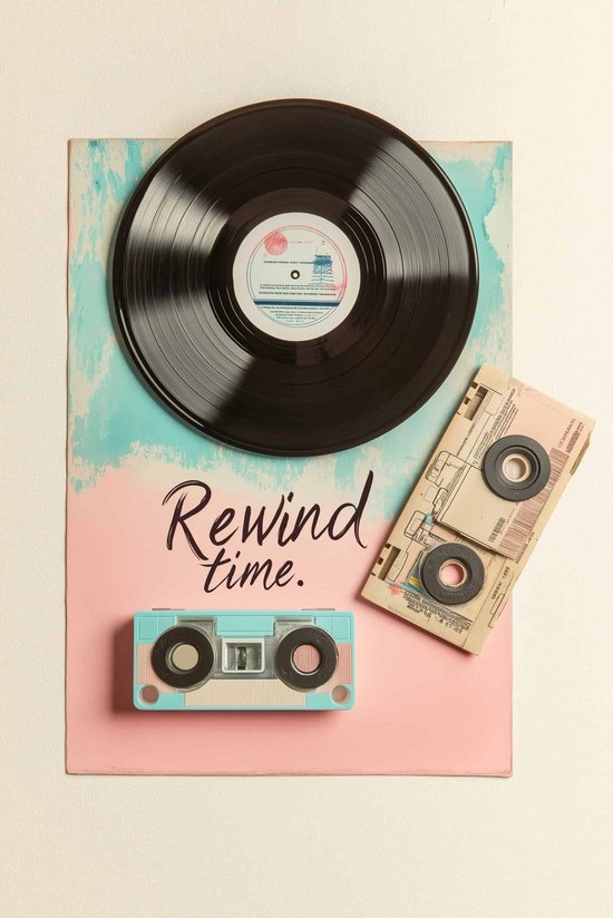Rewind Time Poster | Muziek Poster | Tekst Poster | Quote Poster ...