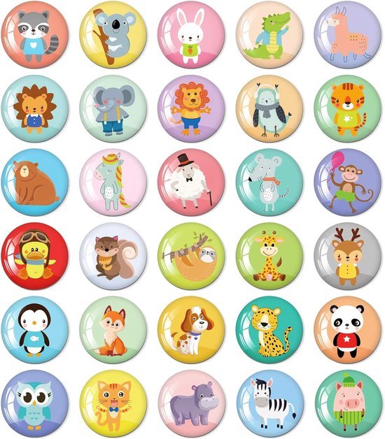 Koelkastmagneten, dieren, leuke grappige magneten, keuken, schoolkasten ...