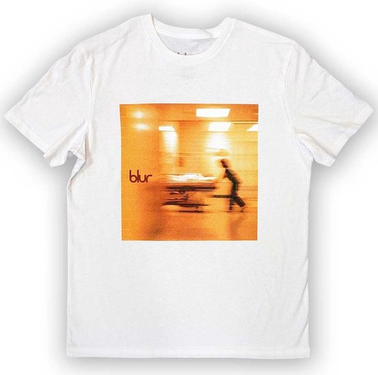 Blur - Blur Album Cover Heren T-shirt - L - Wit | bol