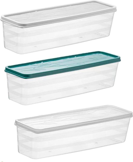 Goodivery ® Stijlvolle Set van 3 Luchtdichte Bewaarpotten voor ...