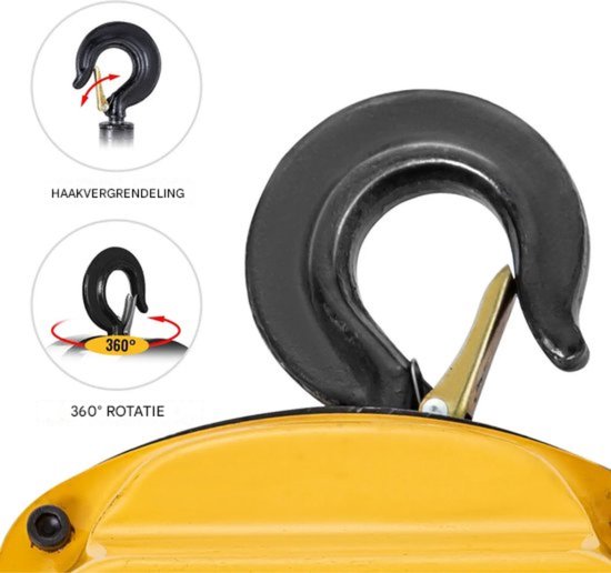 Elektrische Lier - Kettingtakel - 3 Ton hijsvermogen - Anti-roest ...