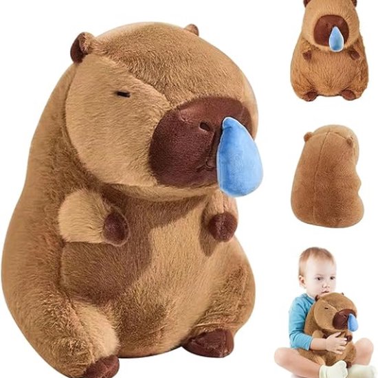 Capybara Knuffel - Capibara Knuffel - Knuffeldier - Speelgoed - Cadeau ...