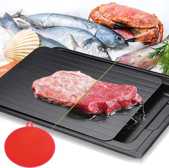 Defrost Tray Thaw Board Plate - Quick defrosting tray with drip tray ...