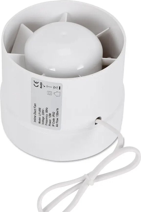 AB Shop Badkamerventilator - Keukenventilator - Uitlaatventilator - | bol