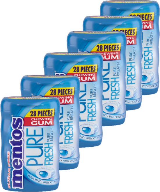 Mentos Trumble | Pure Fresh | Fresh Mint | 6 stuks | 6 x 56 gram (28 ...
