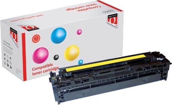 Tonercartridge quantore hp cb542a 125a geel | 1 stuk | bol