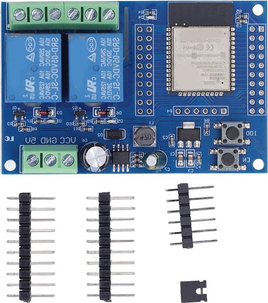 2 Kanaals 5V Relaismodule 4M Byte Flash Grote Capaciteit ...