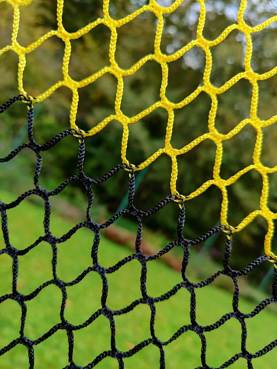 Zwart golfnet - 2,40m x 2,40m - Drive- en swingtraining | bol