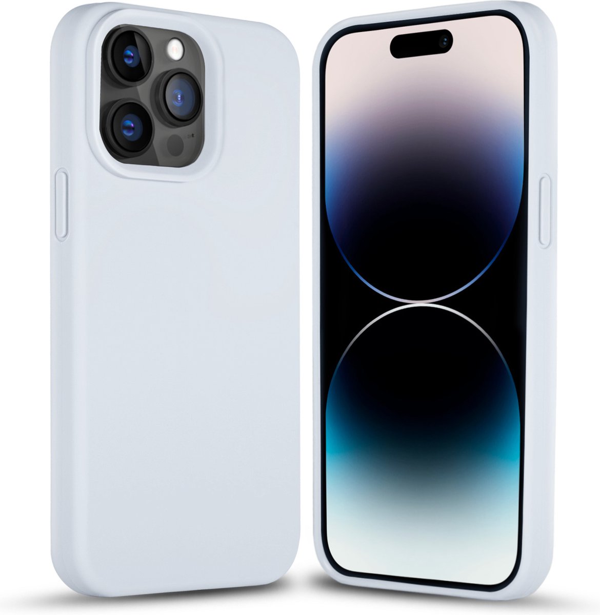 Coverzs Coque en silicone Solid adaptée à Apple iPhone 14 Pro Max ...