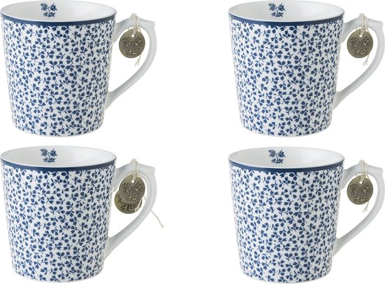 Laura Ashley Blueprint Collectables - Laura Ashley Set 4 Bekers Floris ...