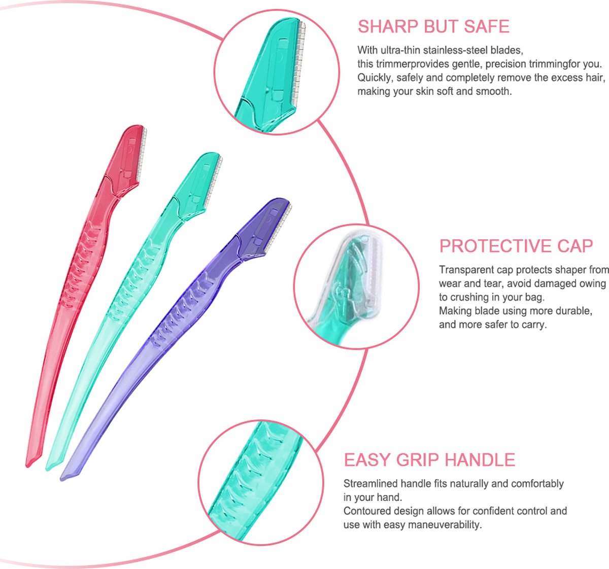 Borvat® | (12x) Wenkbrauw scheermesje | Dermaplaning | Scheermesjes ...