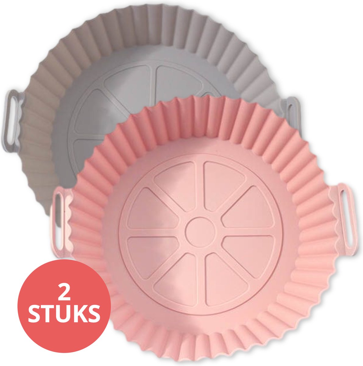Wonbie® Airfryer Siliconen Bakje Rond - Mandje - Air Fryer Accesoires ...