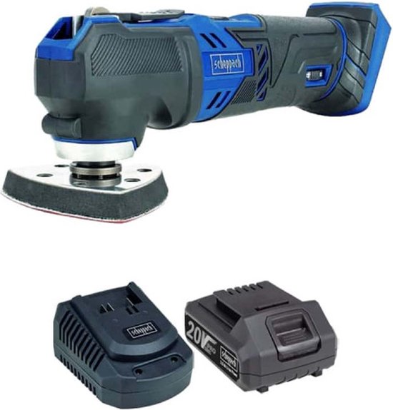 Set SCHEPPACH Draadloos Multifunctioneel gereedschap 20V CMT200-20ProS ...