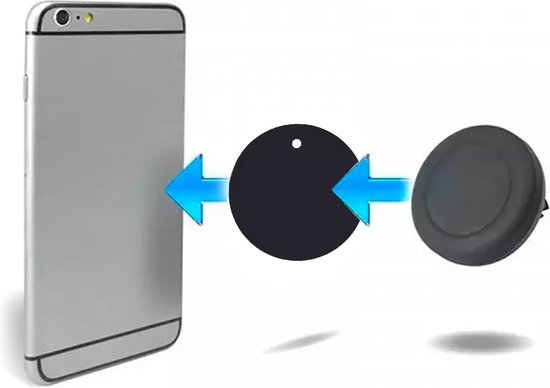 Metalen Plaatje Rond Telefoon - Metaal Magneet Plaat Sticker - Auto ...