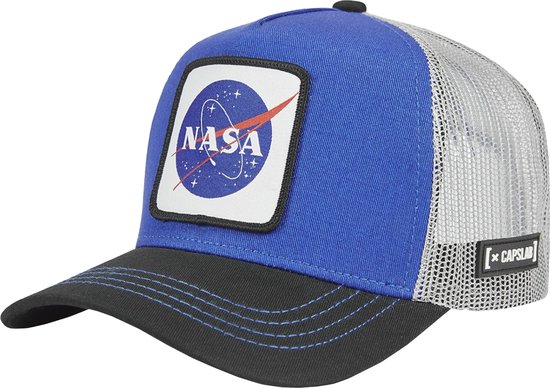 Capslab Space Mission NASA Cap CL-NASA-1-NAS3, Mannen, Blauw, Pet, maat ...