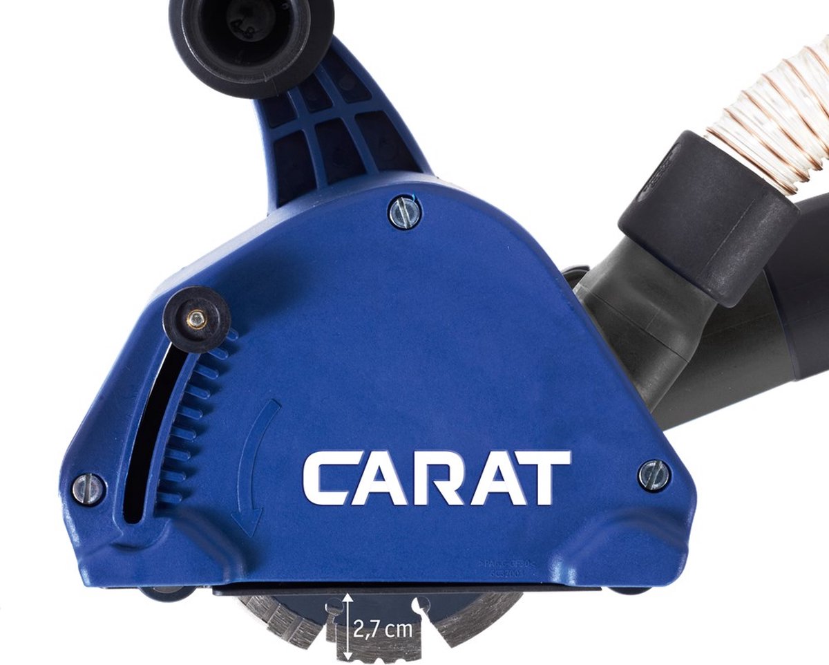 Carat SL-1253 Dustec Sleuvenzaagmachine incl. 2 diamantzaagbladen ...