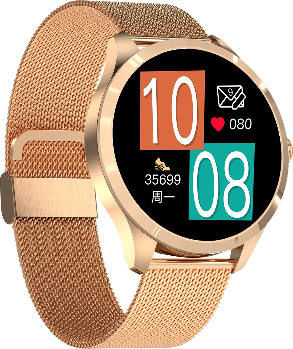 Belesy® Y4 Pro 2022 - Smartwatch Dames - Smartwatch Heren - Android ...