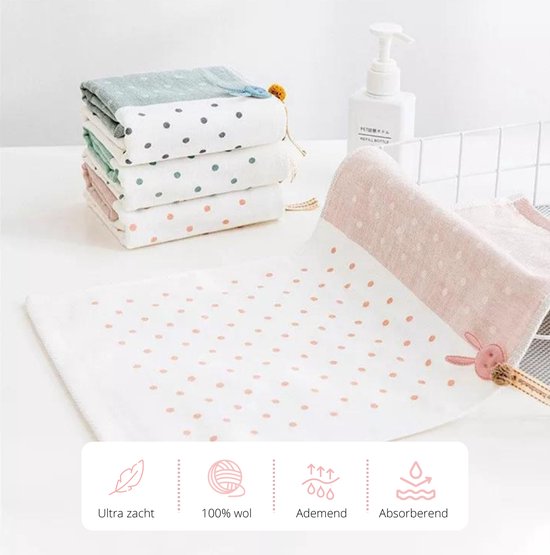 Handdoek voor Baby - Baby handdoek - Baby Spuugdoekje - Baby ...