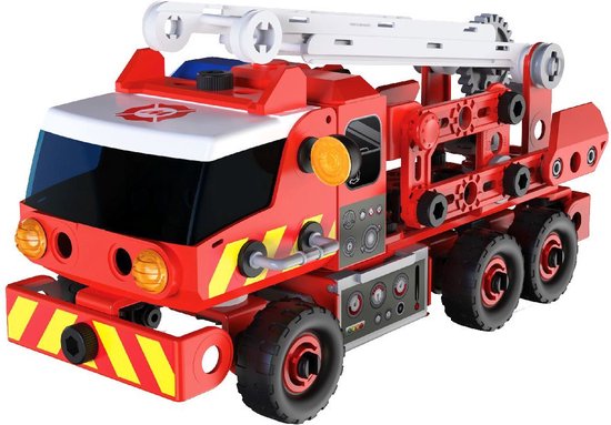 Meccano bouwpakket Fire Truck 8 x 35 x 20 cm rood 154-delig | bol.com