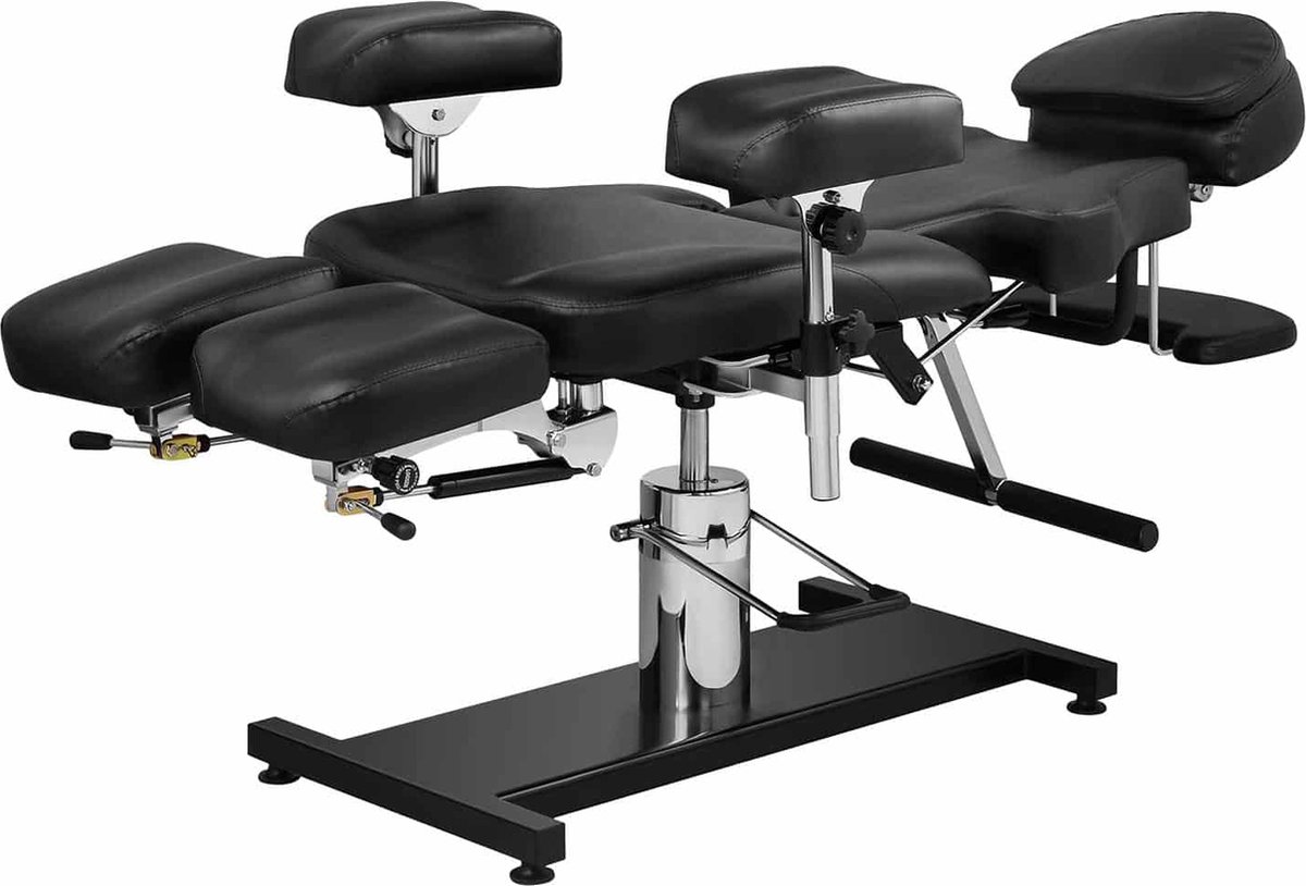 physa Tattoo stoel - 202 x 127 x 166.5 cm - 200 kg - zwart | bol.com