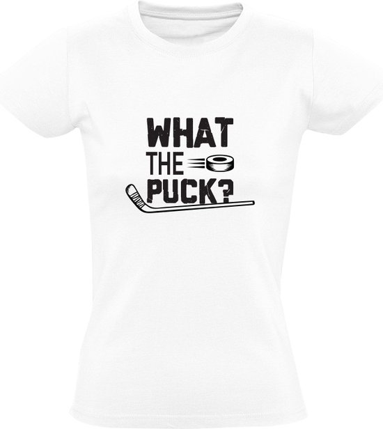 What the Puck? Dames T-shirt | ijshockey | Shirt | bol.com