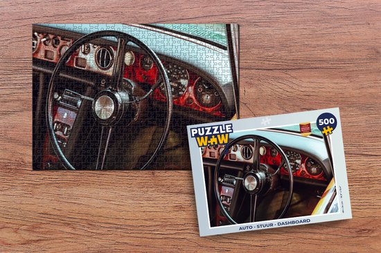 Puzzel Auto - Stuur - Dashboard - Legpuzzel - Puzzel 500 stukjes ...