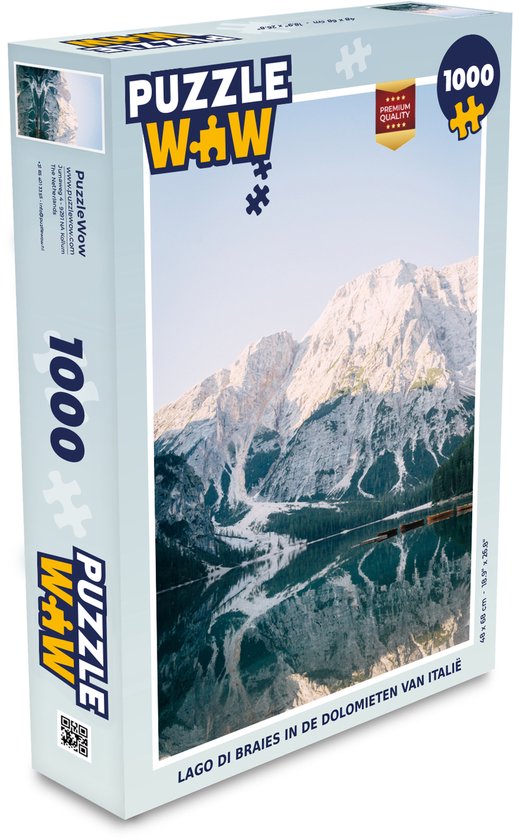 Puzzle Lago di Braies dans les Dolomites d'Italie - Puzzle - Puzzle ...