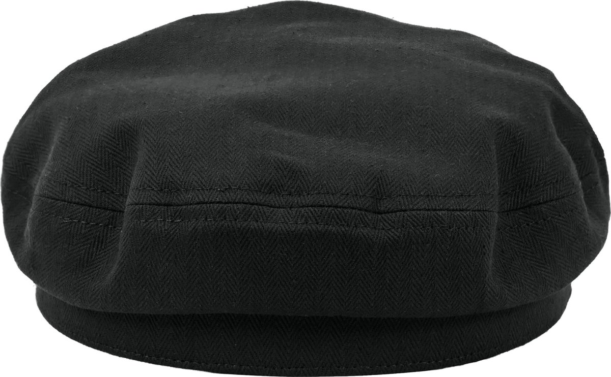 MADSea Elbe Zeeman Visgraat - Zwart - Flat Caps | bol.com
