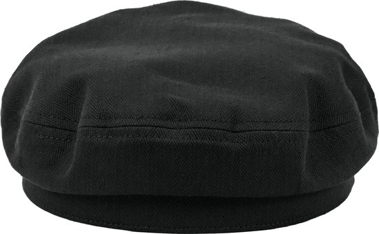 MADSea Elbe Zeeman Visgraat - Zwart - Flat Caps | bol