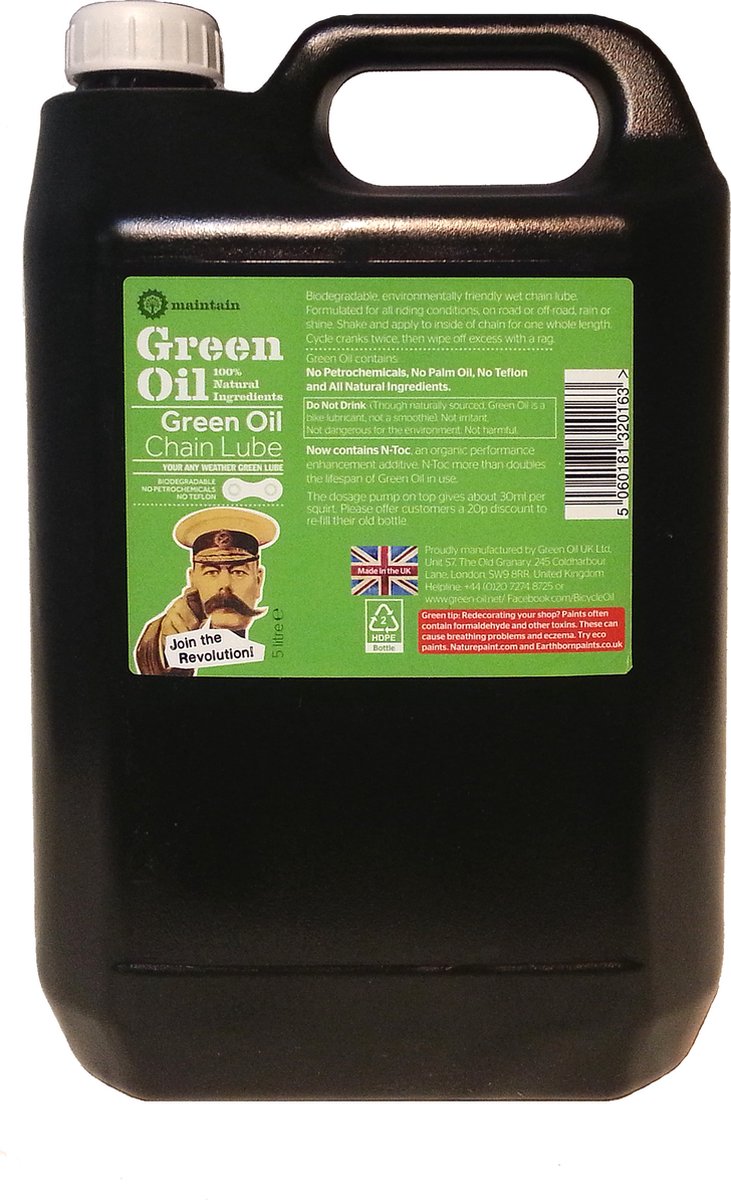Green Oil Chain Lube 5 liter - Olie | bol.com
