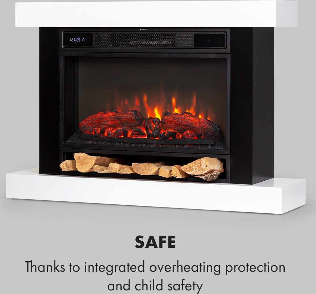 Klarstein Vulsini Hideaway Sfeerhaard elektrisch - Elektrische kachel ...
