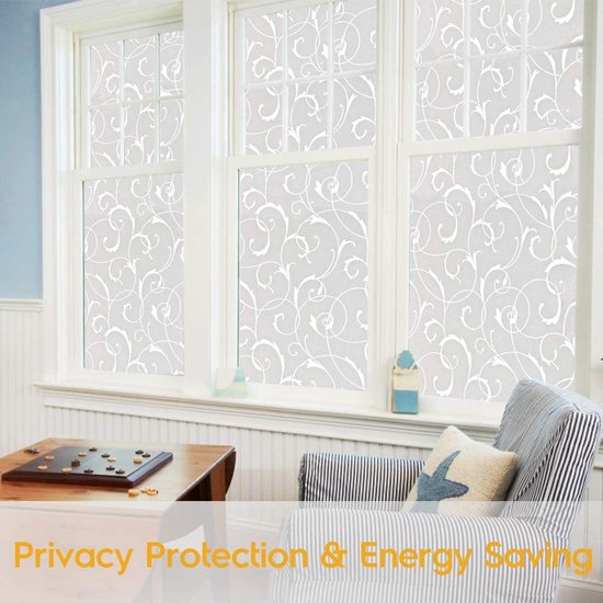 Raamfolie - Plakfolie Anti inkijk Zelfklevend en Isolerend Statisch | bol