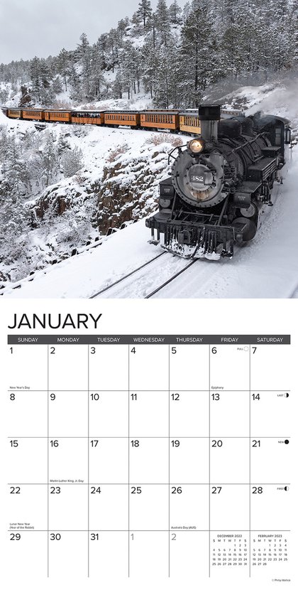 Colorado Narrow Gauge Railroads 2023 Wall Calendar, Willow Creek Press ...