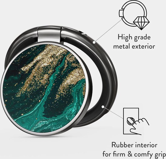 Burga Telefoon Ring - Emerald Pool | bol